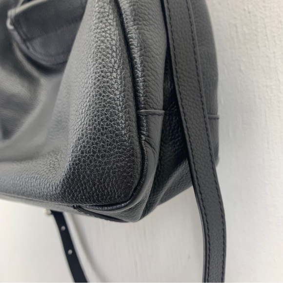 J. Jill | Bags | J Jill Bag Black Leather Shoulder Tote Convertible ...